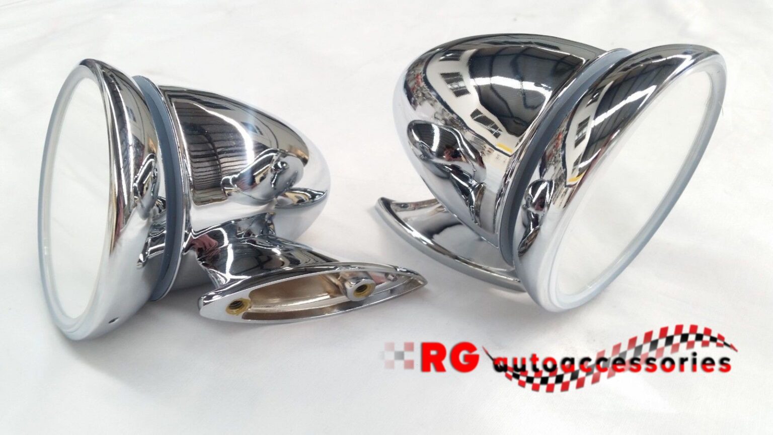 HOLDEN HQ / HJ / HX / HZ WB UNIVERSAL STAINLESS BULLET CONE MIRRORS OLD ...