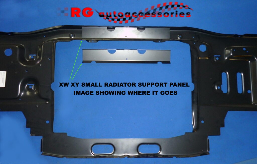 FORD FALCON FAIRLANE ZC ZD XW XY SMALL TOP UPPER RADIATOR SUPPORT PANEL ...