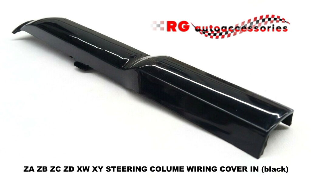 FORD FALCON FAIRLANE ZA ZB ZC ZD XR XT XW XY STEERING COLUMN WIRING COVER IN BLACK PLASTIC ...