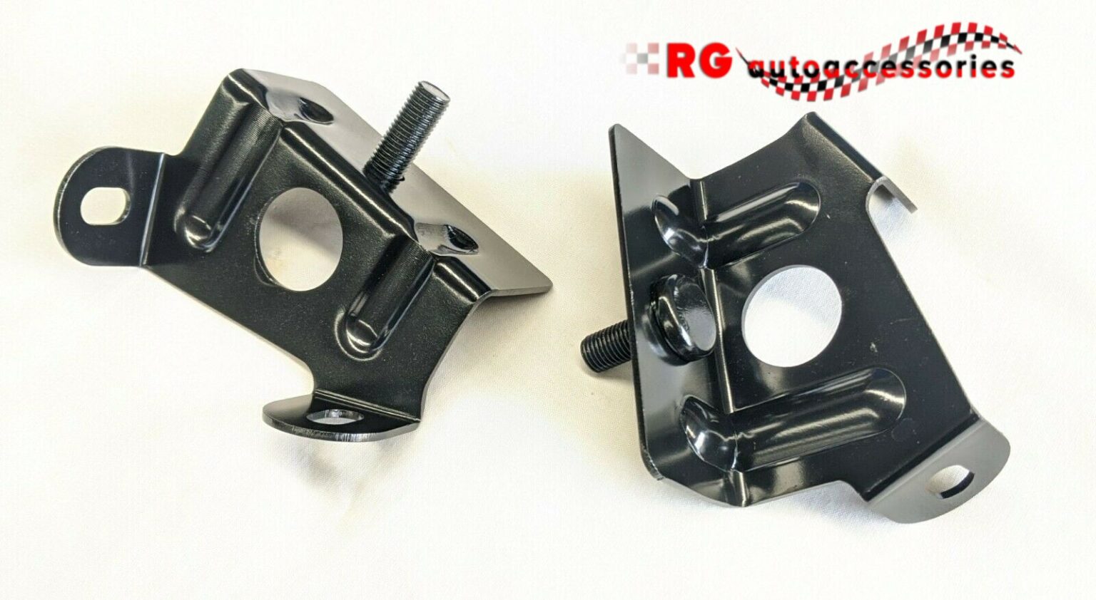 MAZDA RX3 / 808 SAVANNA 10A 12A S124A REAR BUMPER BAR BRACKETS PAIR TO ...