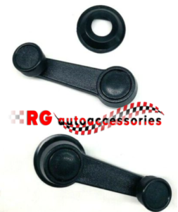 MAZDA 929 RX4 WINDOW WINDER HANDLES X 2 & BACKING SPACERS X 2 FOR FRONT ...