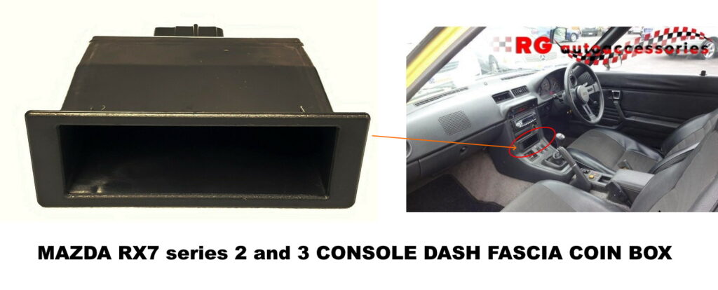 MAZDA RX7 SERIES 2 and 3 1981 1985 626 CONSOLE DASH FASCIA STEREO COIN ...