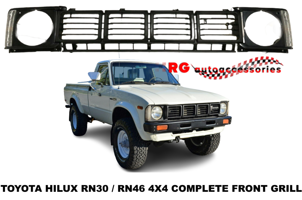 TOYOTA HILUX RN30 RN46 4WD 4×4 COMPLETE FRONT GRILLE AND HEADLIGHT LAMP ...