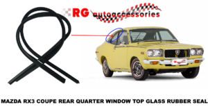 MAZDA RX3 808 COUPE REAR ROOF SIDE GLASS RUBBER SEAL WITH FREE FREIGHT ...