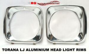 HOLDEN TORANA LJ Aluminum Taillight tail Lights Surrounds and Headlight ...